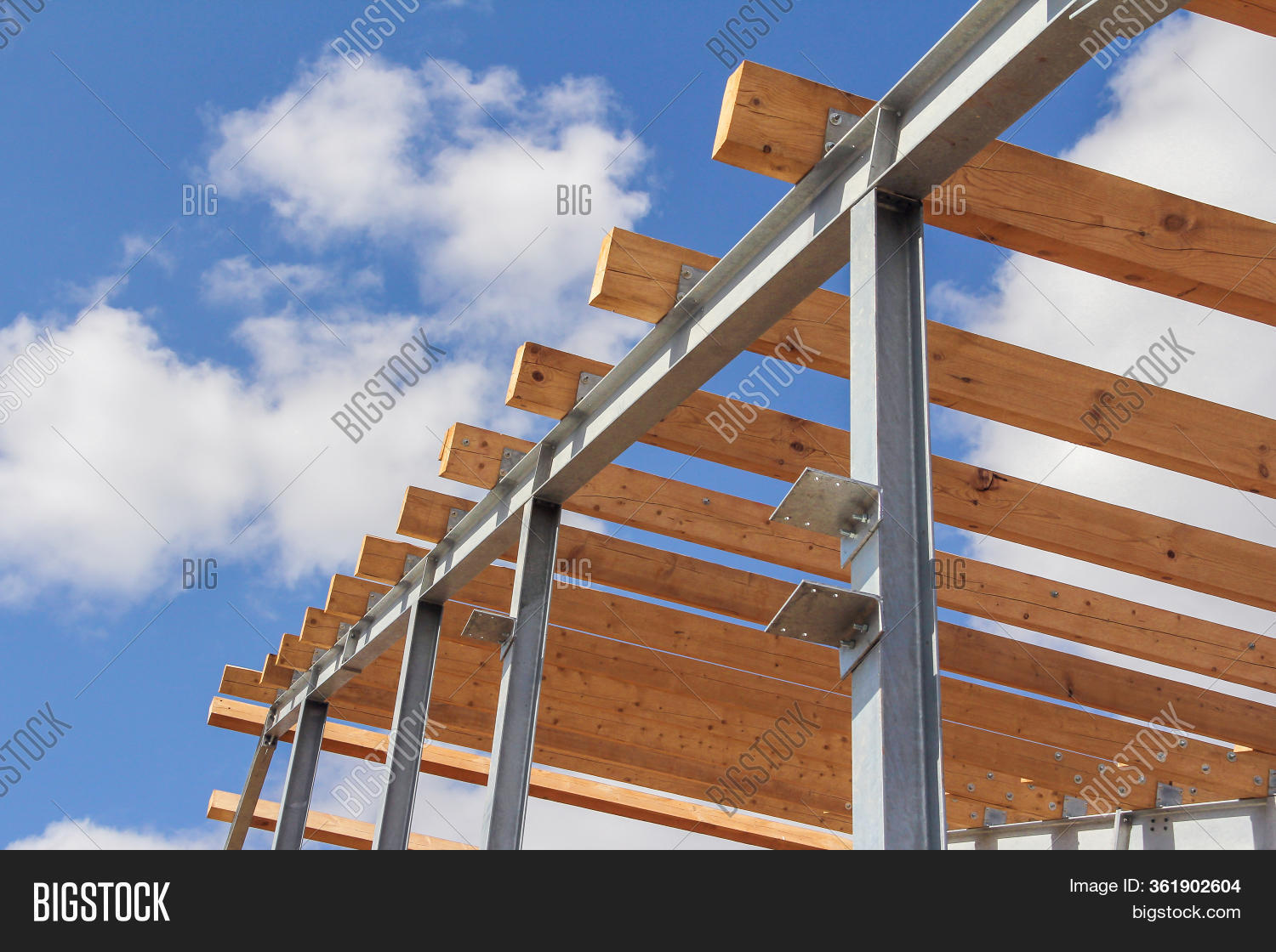 Steel Beam Structure Image & Photo (Free Trial) | Bigstock
