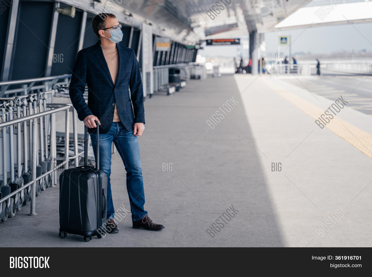 Man Traveler Poses Image & Photo (Free Trial) | Bigstock