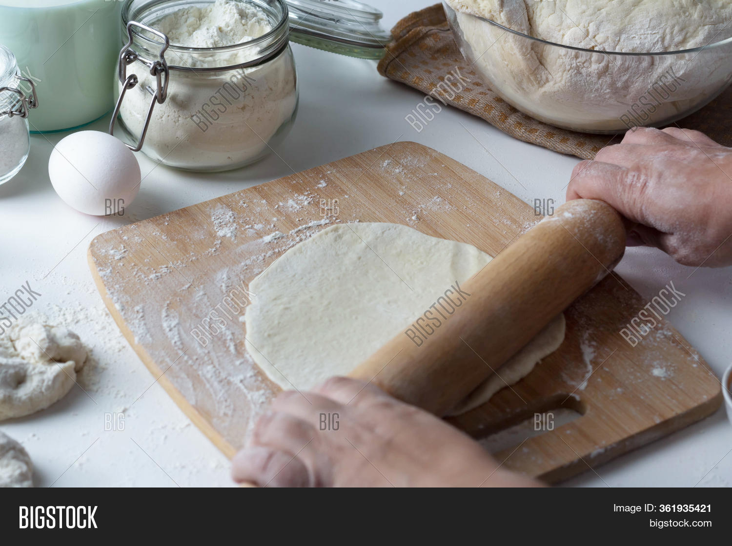 Woman Rolls Circle Image & Photo (Free Trial) | Bigstock