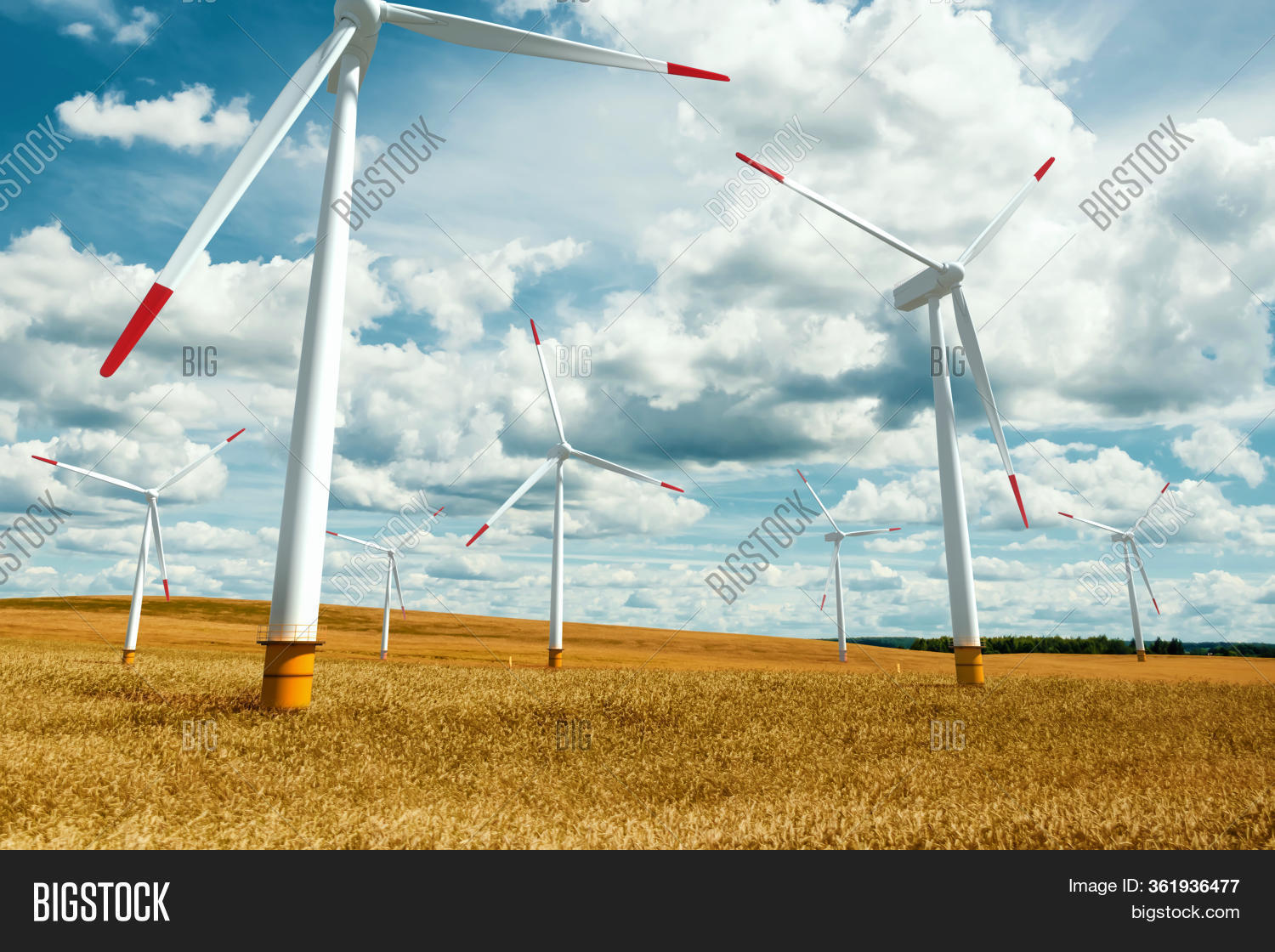 Windmills Stand , Image & Photo (Free Trial) | Bigstock