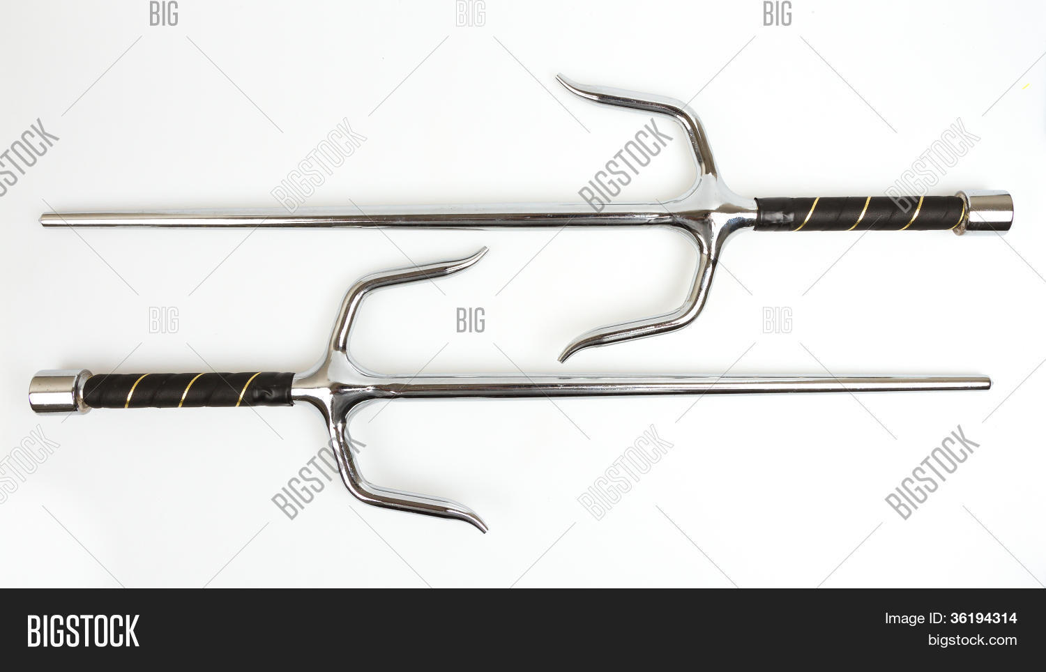 Sai Weapon Isolated Image & Photo (Free Trial) | Bigstock