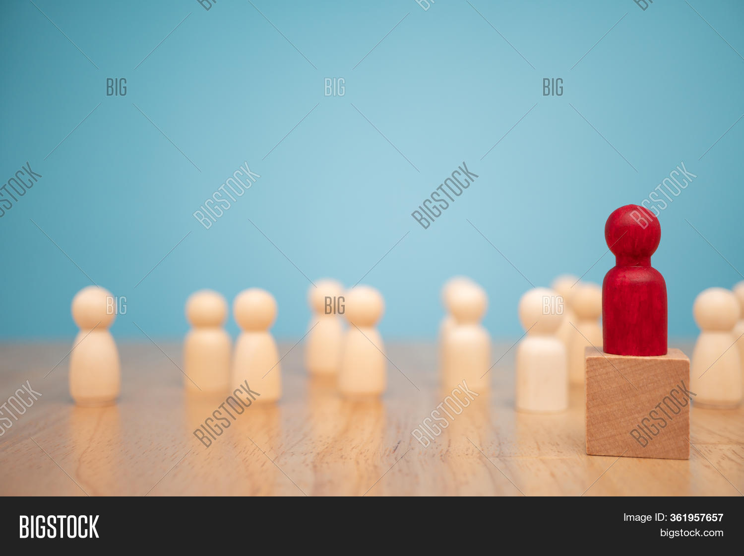 Wooden Figure Standing Image & Photo (Free Trial) | Bigstock