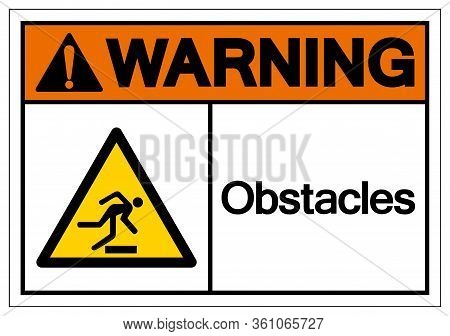 Warning Obstacles Vector & Photo (Free Trial) | Bigstock