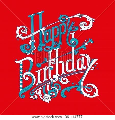 Happy Birthday Logo Vector & Photo (Free Trial) | Bigstock