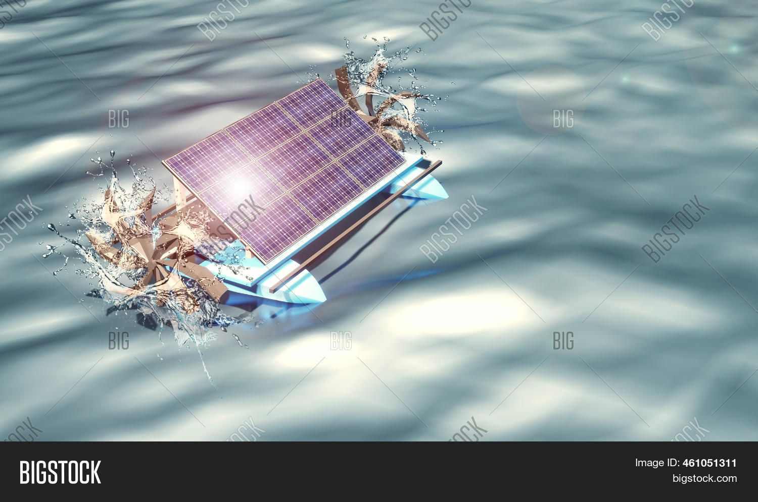 Paddle Wheel Solar Image & Photo (Free Trial) | Bigstock