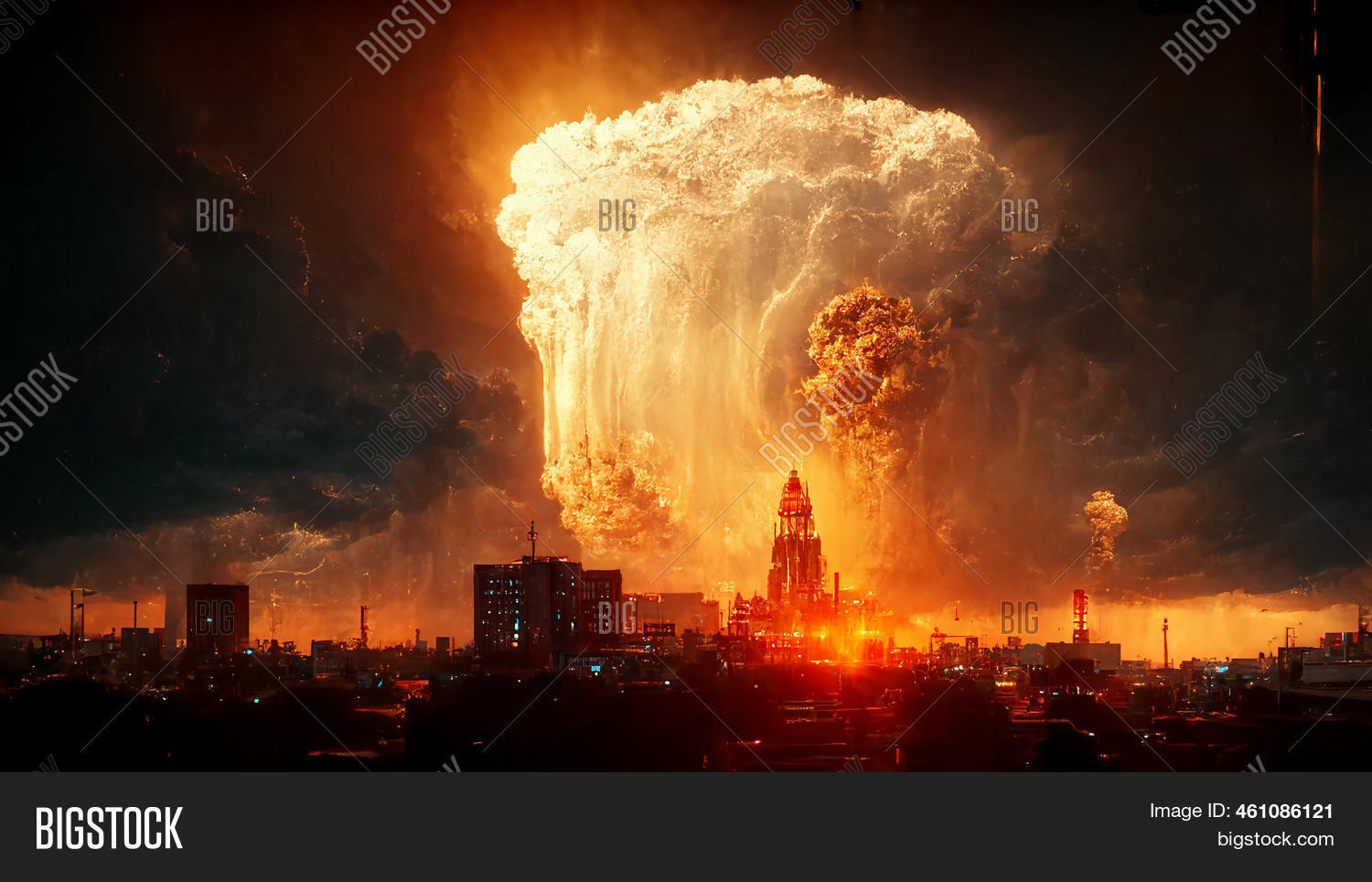 Epic Nuclear Explosion Image & Photo (Free Trial) | Bigstock