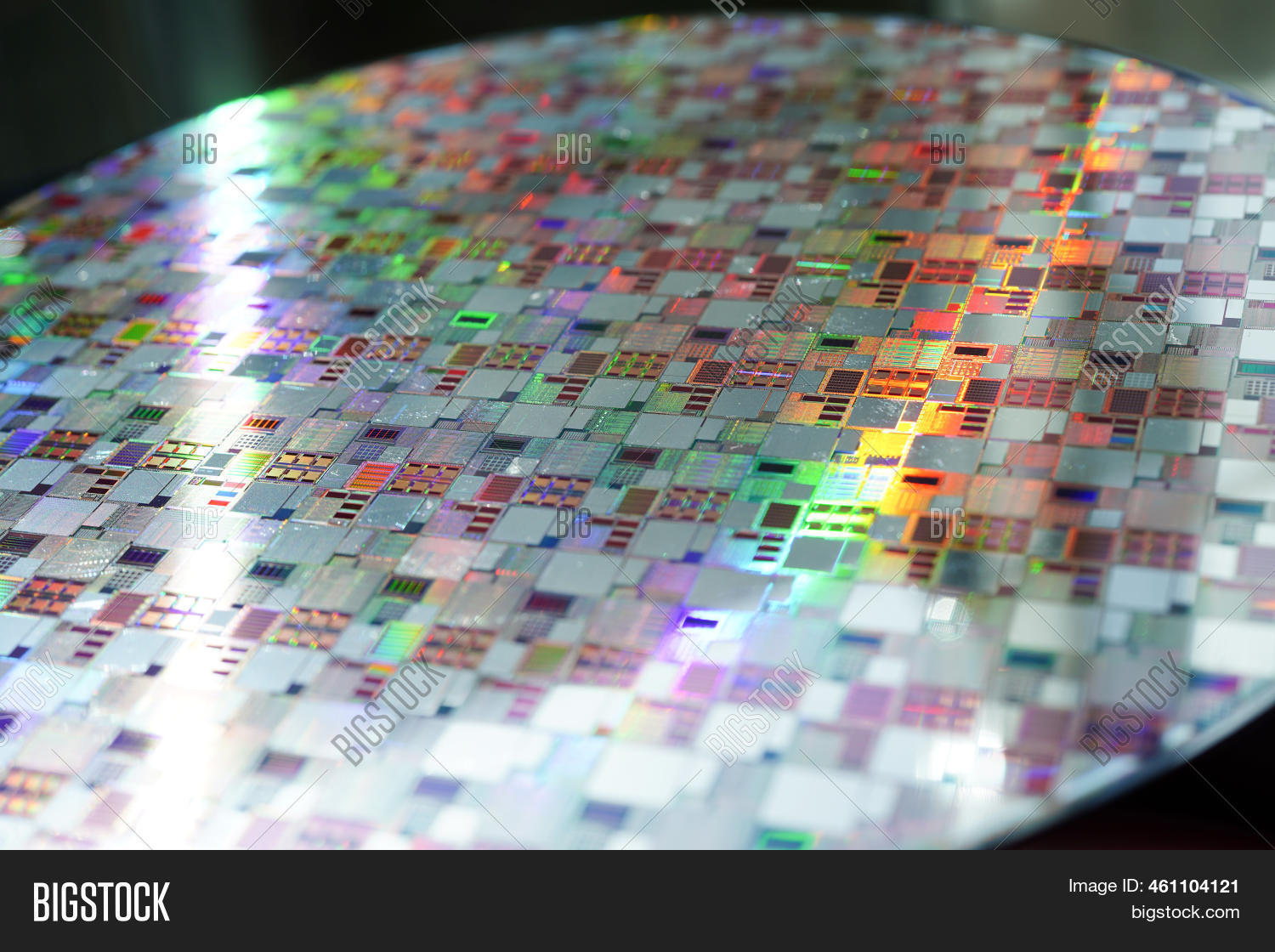 Silicon Wafer Image & Photo (Free Trial) | Bigstock