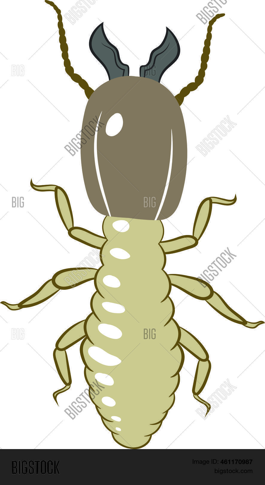 Termite 2d Vector Vector & Photo (Free Trial) | Bigstock
