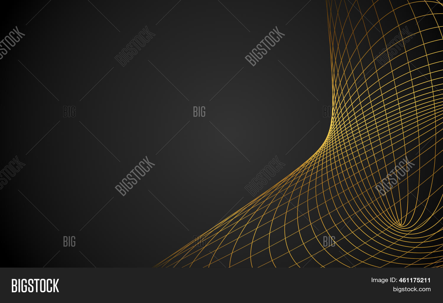 Golden Abstract Lines Image & Photo (Free Trial) | Bigstock