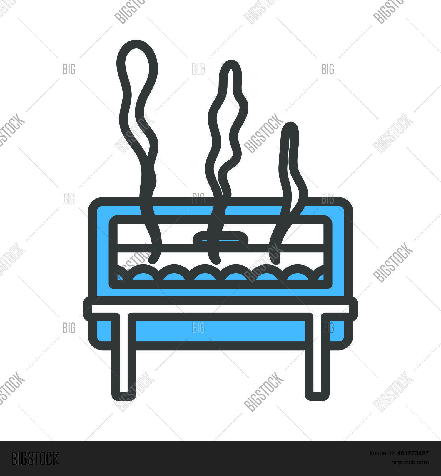 Chafing Dish Icon. Vector & Photo (Free Trial) | Bigstock
