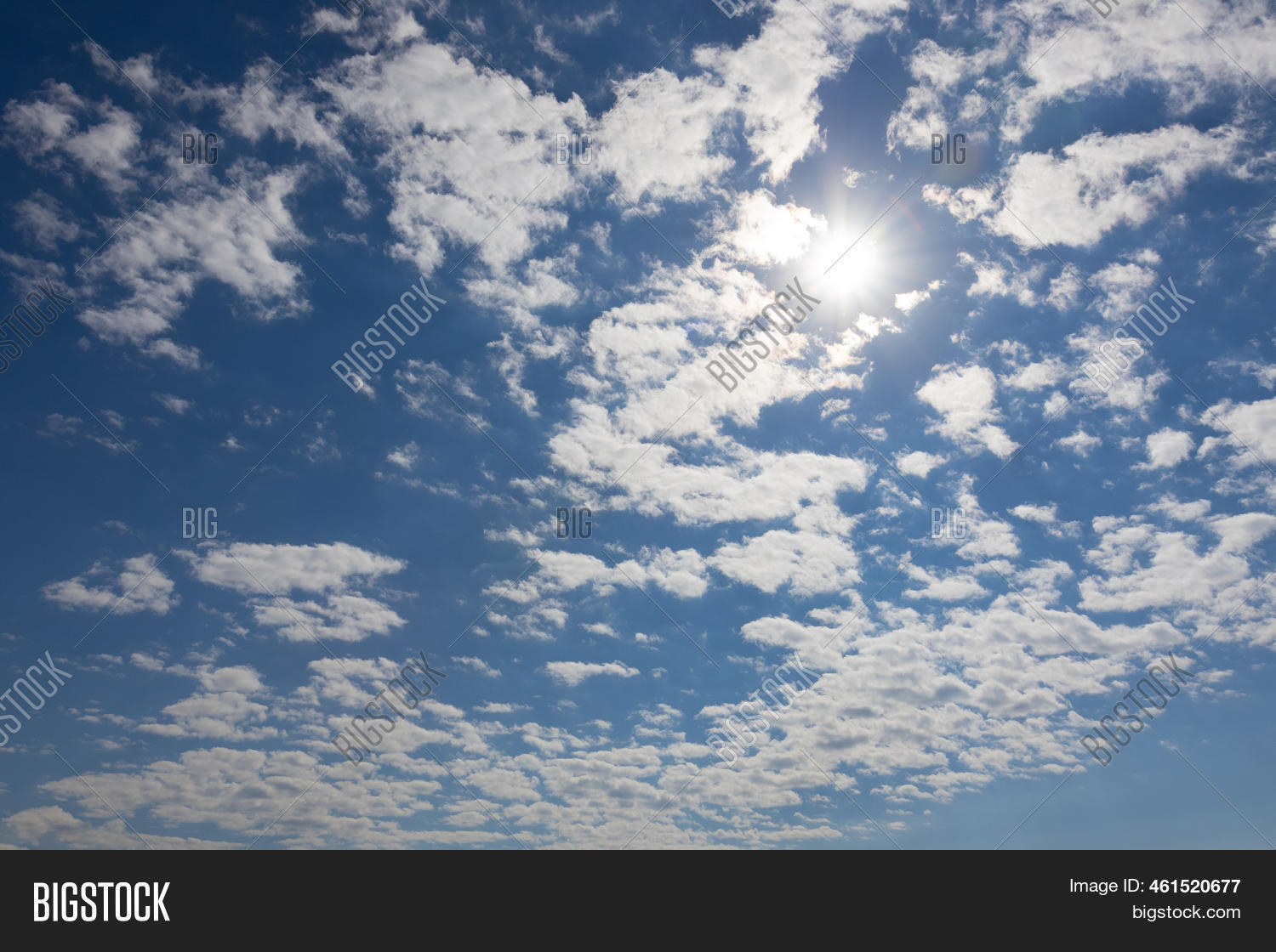 Shiny Sun Blue Sky Image & Photo (Free Trial) | Bigstock
