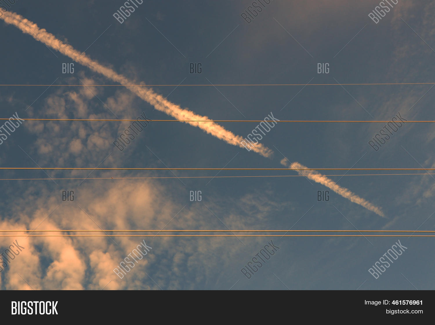 Clouds Diagonal Lines Image & Photo (Free Trial) | Bigstock
