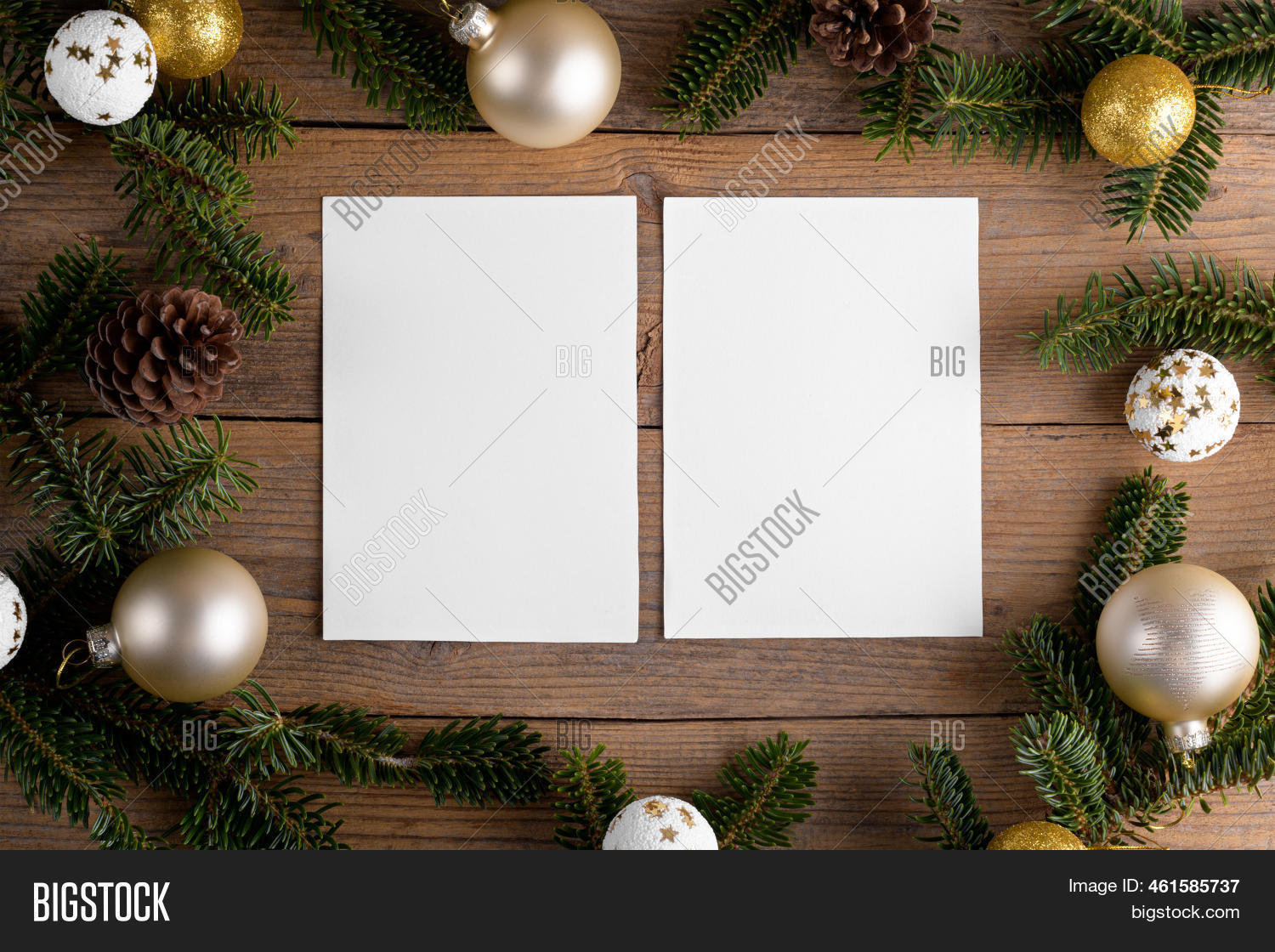 Two Christmas 5x7 Card Image & Photo (Free Trial) | Bigstock