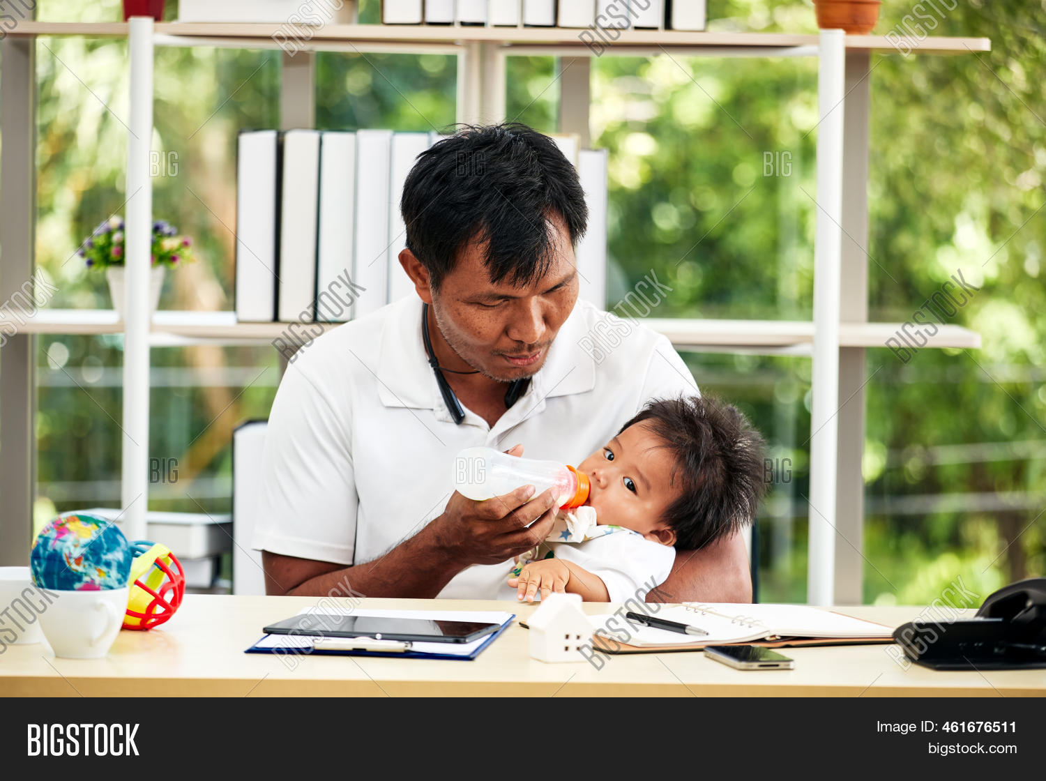 Asian Young Father Image & Photo (Free Trial) | Bigstock