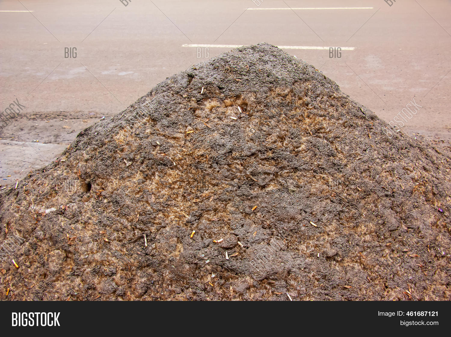 Melted Dirt On Side Image & Photo (Free Trial) | Bigstock