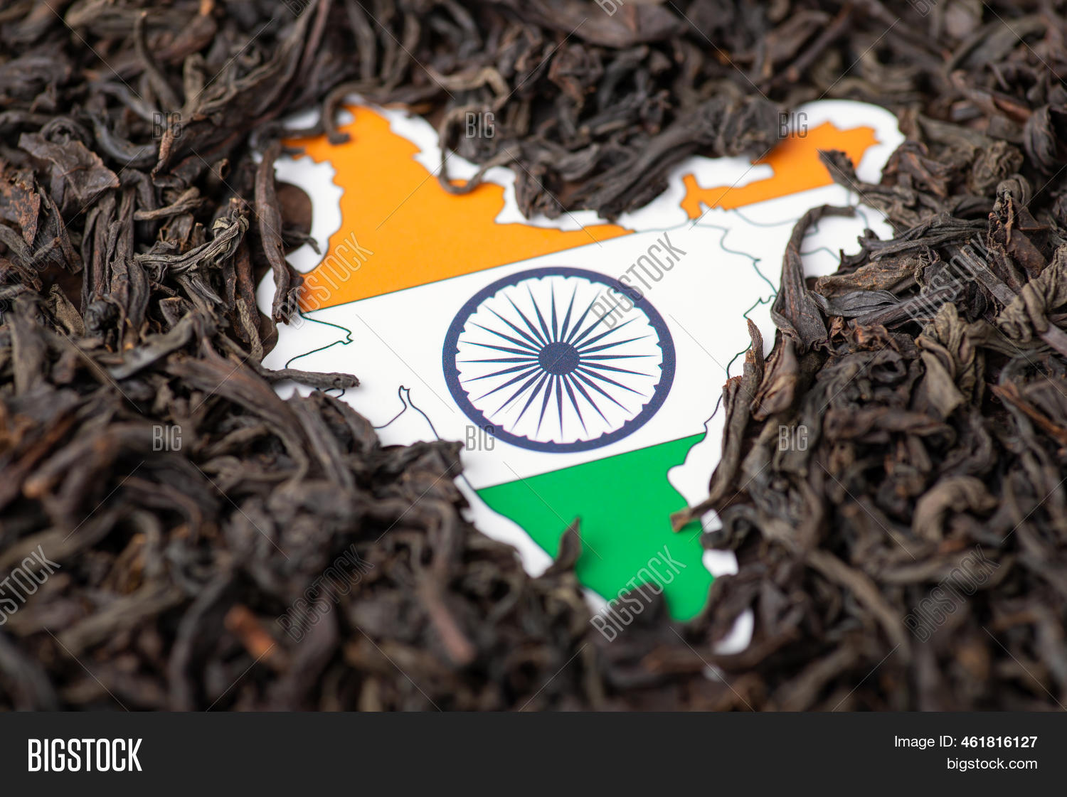 Map India Black Tea Image & Photo (Free Trial) | Bigstock