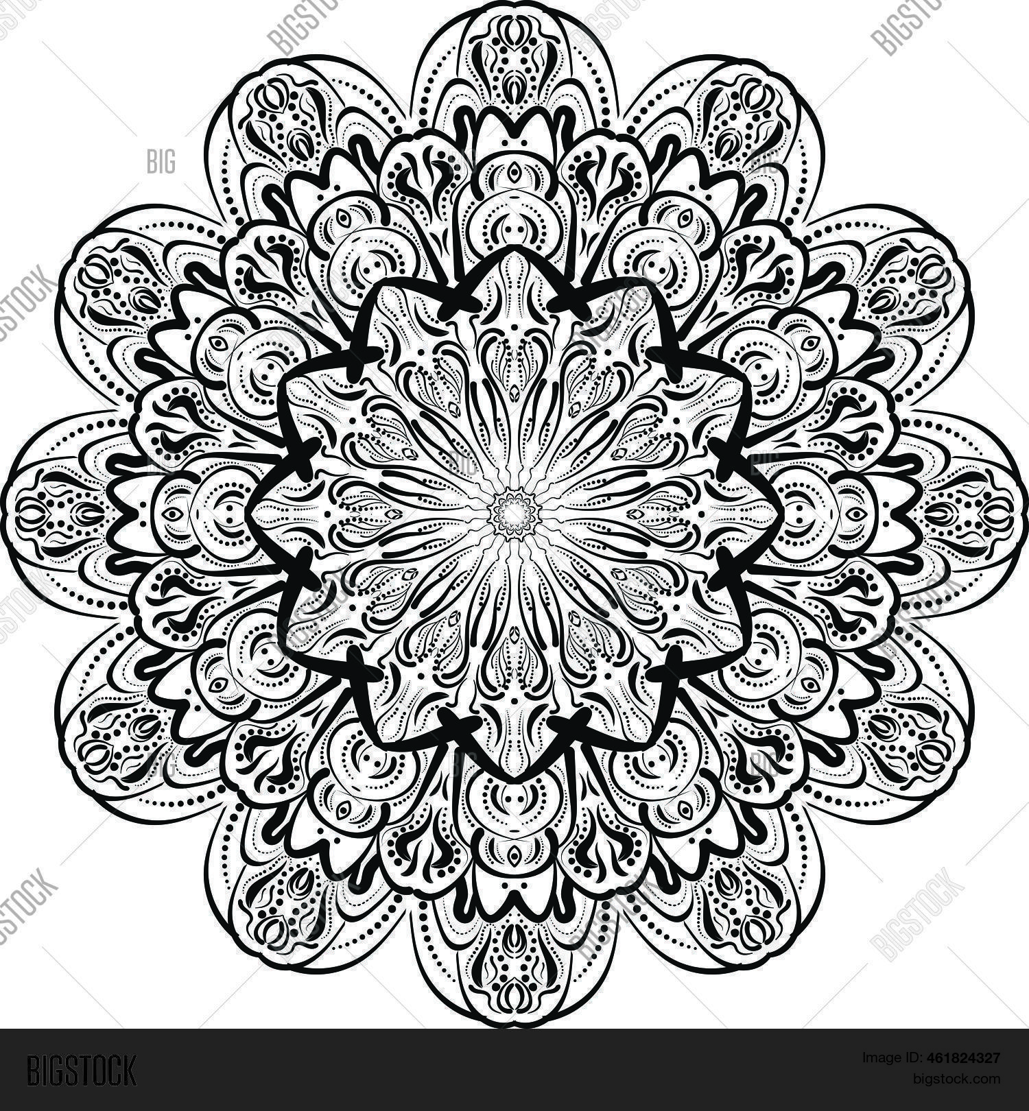 Mandala Art Design Vector & Photo (Free Trial) | Bigstock