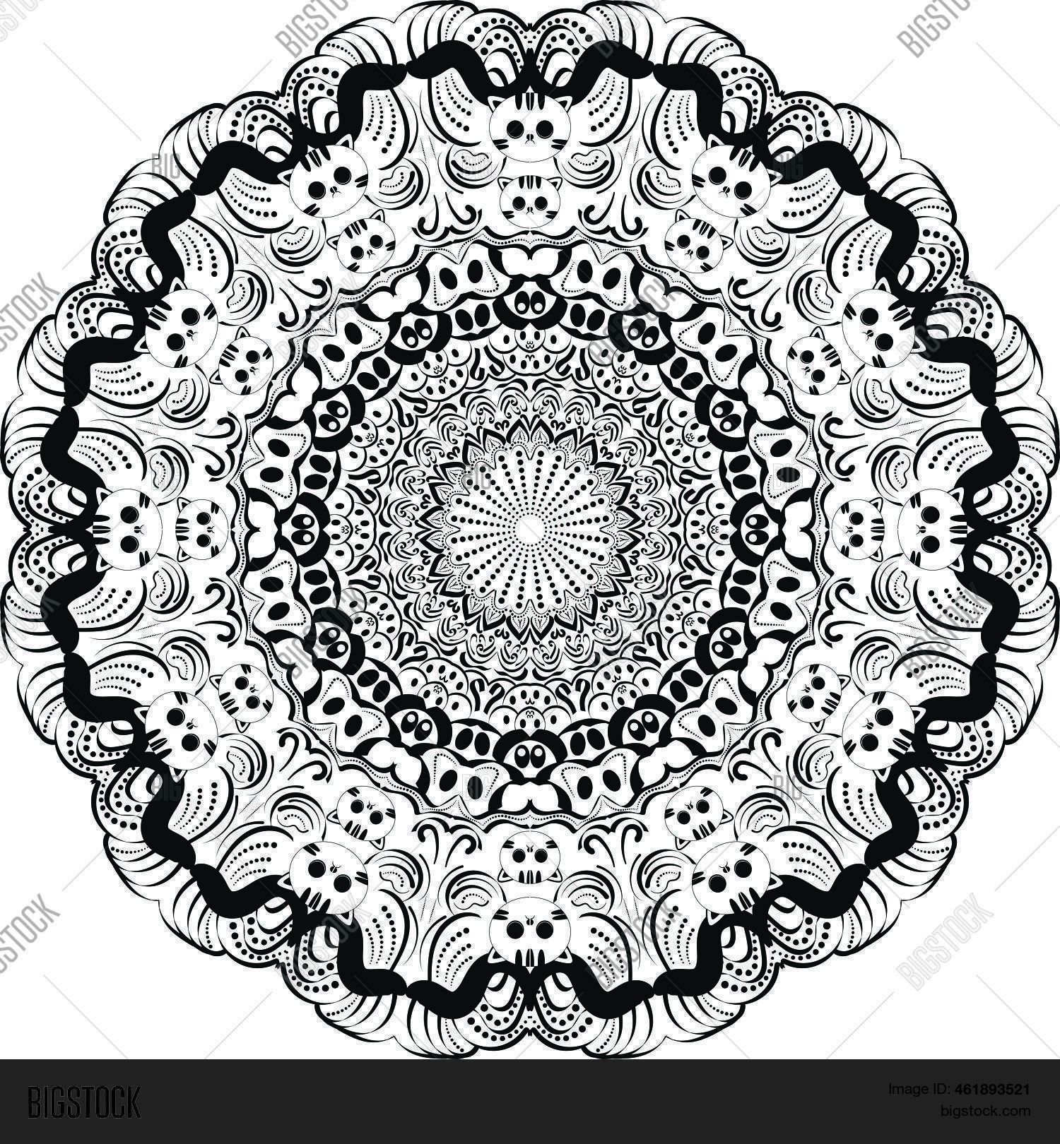 Mandala Art Design Vector & Photo (Free Trial) | Bigstock