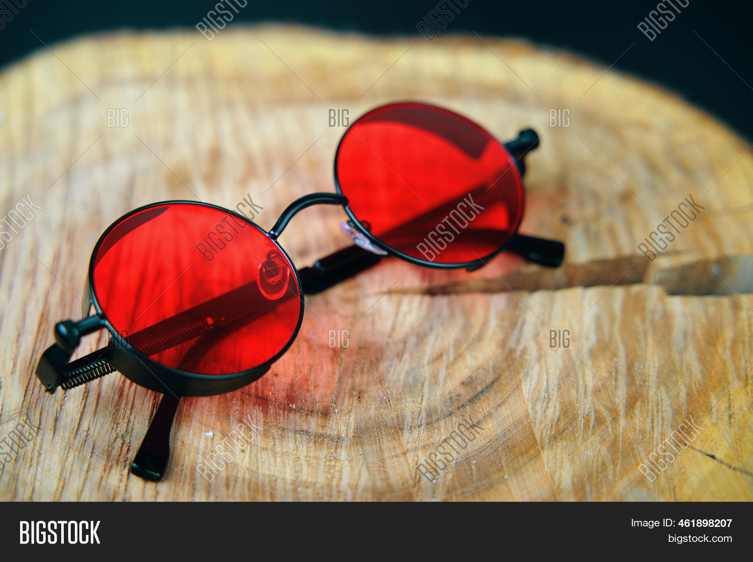 Round Sunglasses Red Image & Photo (Free Trial) | Bigstock