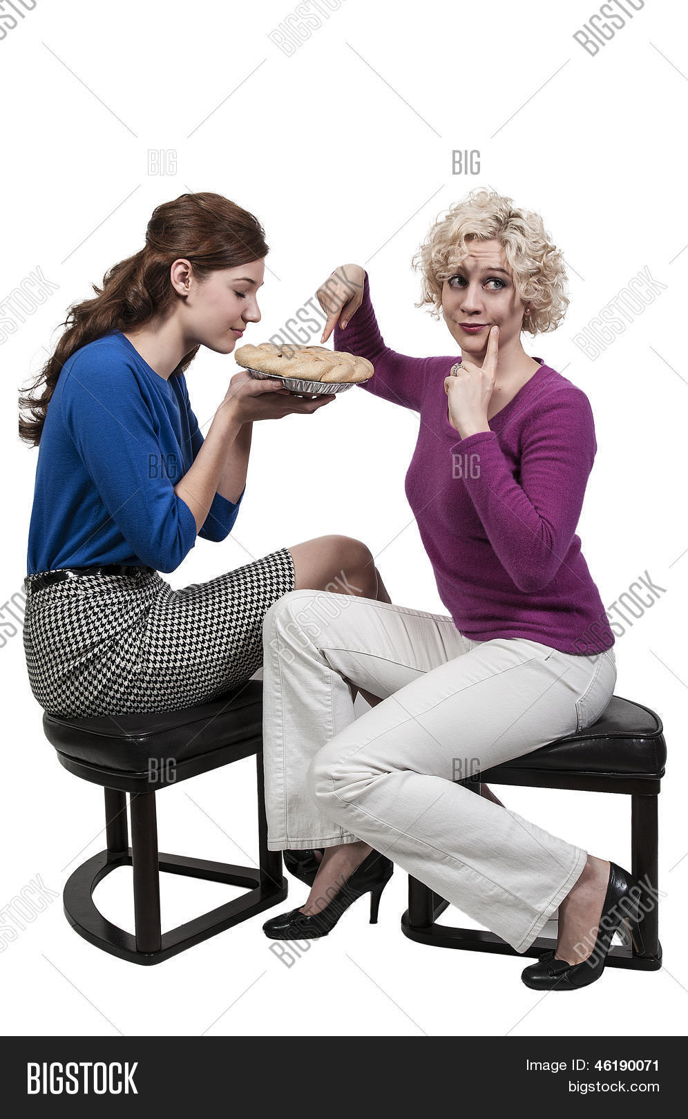 Women Pie Image & Photo (Free Trial) | Bigstock