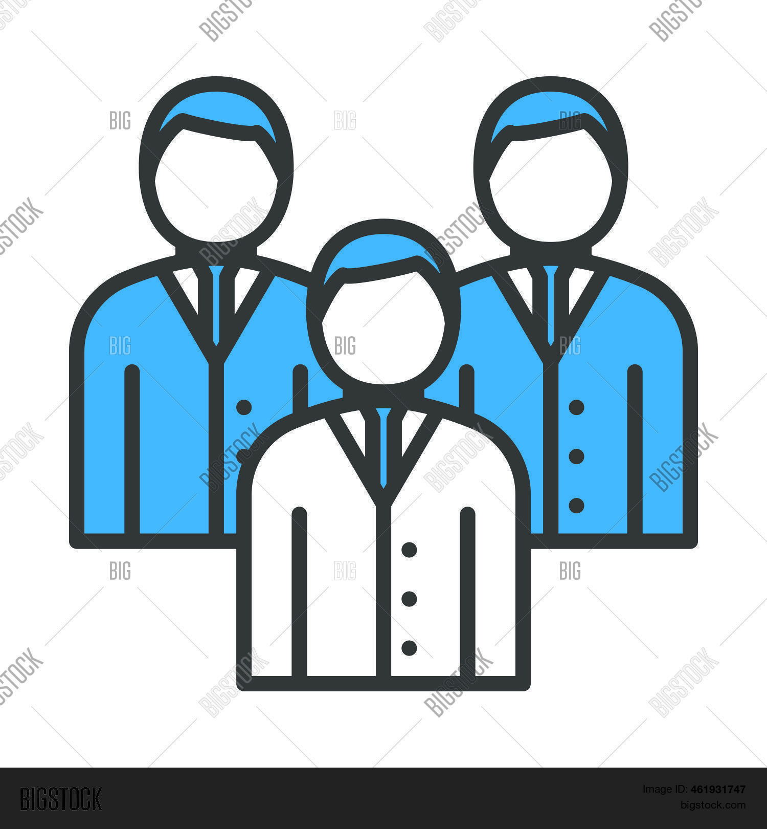Corporate Team Icon. Vector & Photo (Free Trial) | Bigstock