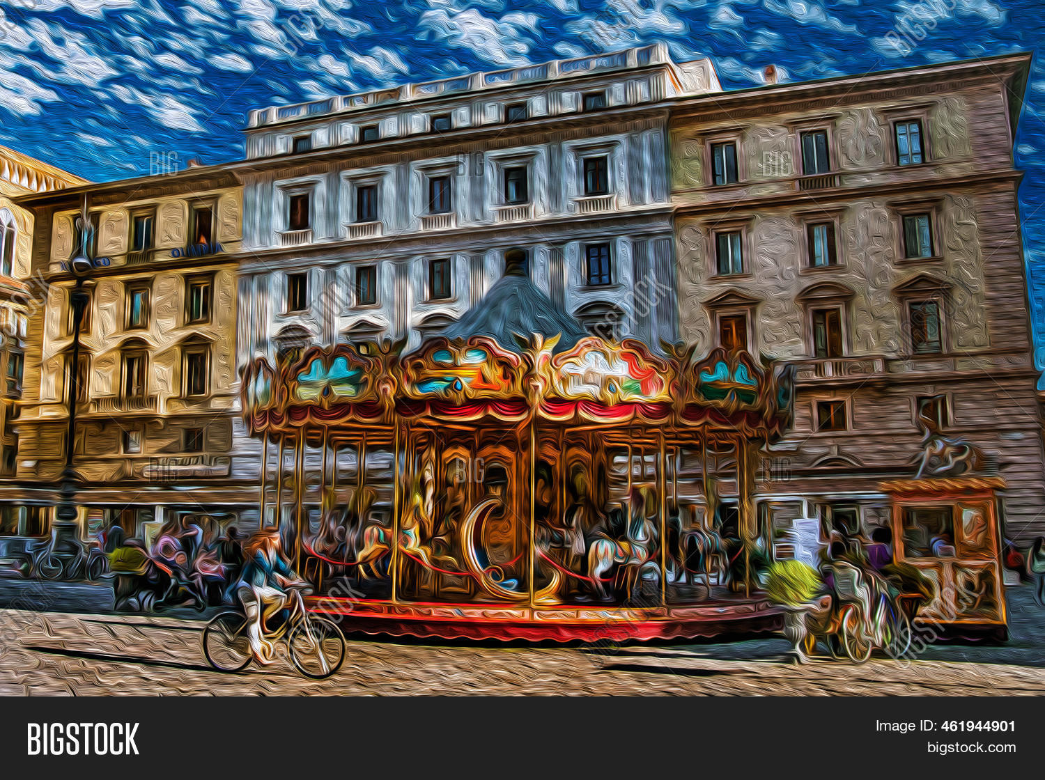 Carousel Square Image & Photo (Free Trial) | Bigstock