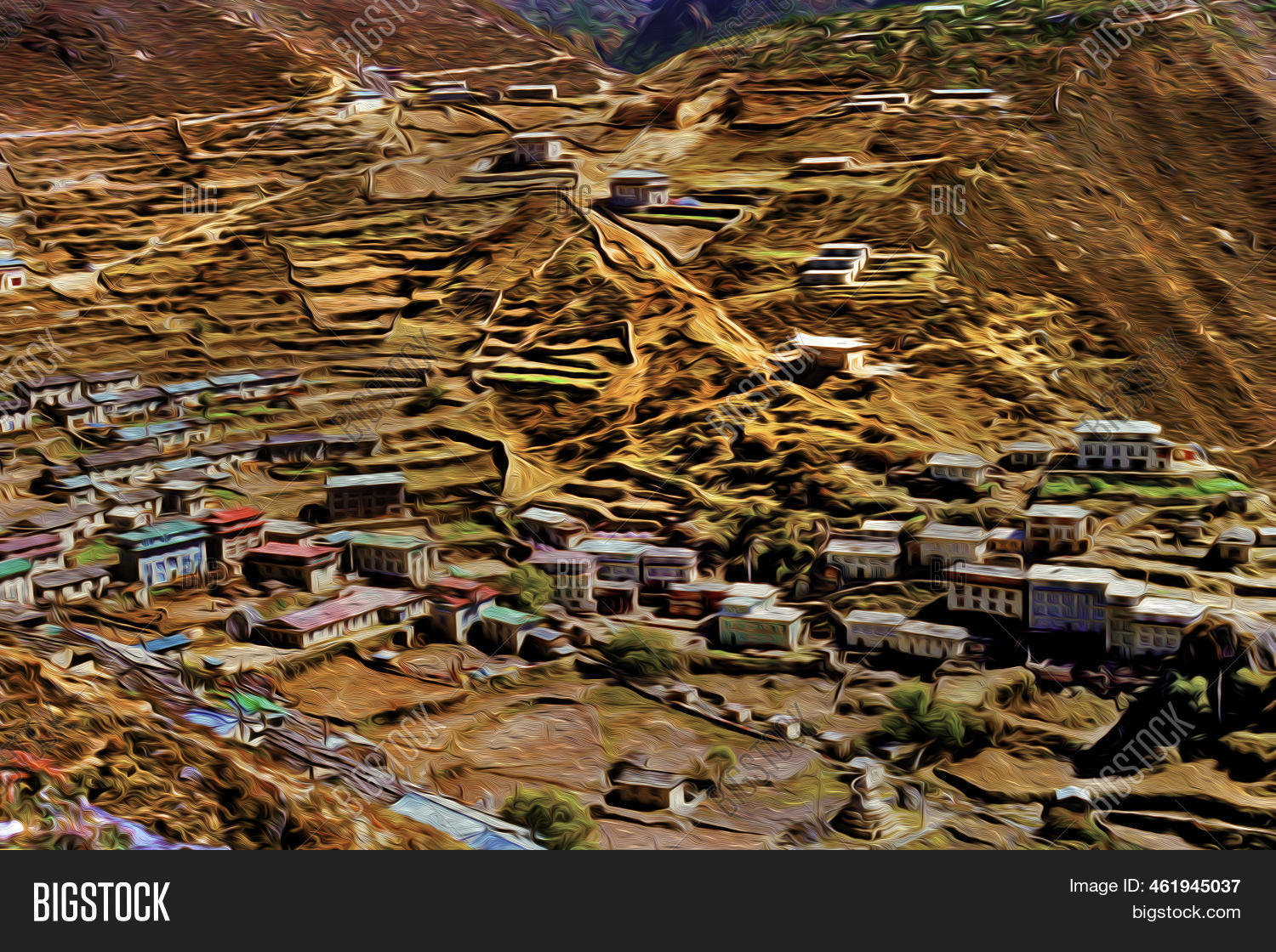 Small Village Bottom Image & Photo (Free Trial) | Bigstock