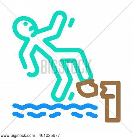 Falling Water Man Vector & Photo (Free Trial) | Bigstock