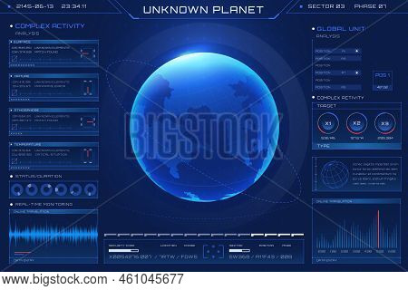 Hud Futuristic Alien Vector & Photo (Free Trial) | Bigstock