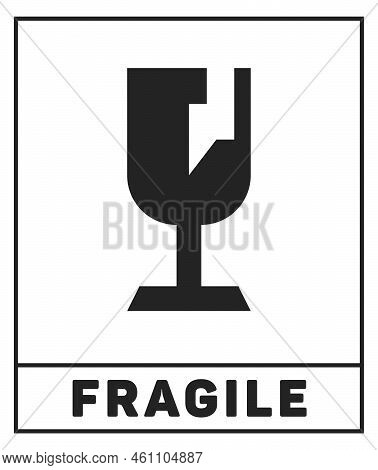 Fragile Sign. Vector & Photo (Free Trial) | Bigstock