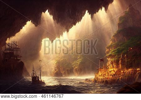 Pirate Cave Pirate Image & Photo (Free Trial) | Bigstock