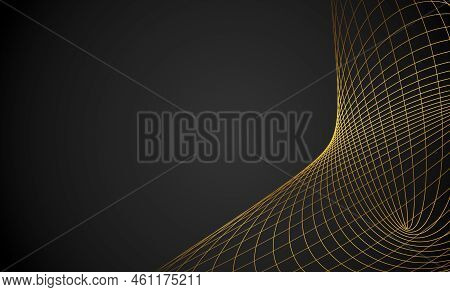 Golden Abstract Lines Image & Photo (Free Trial) | Bigstock
