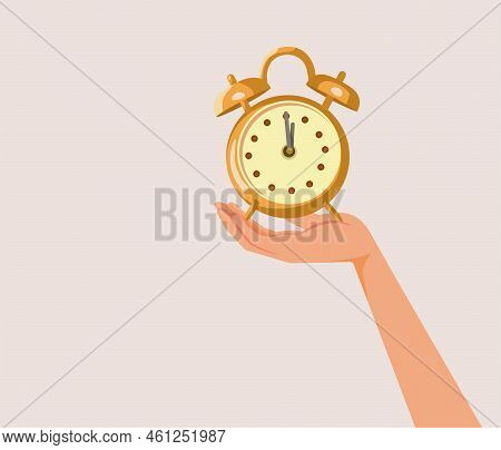 Person Holding Clock Vector & Photo (Free Trial) | Bigstock
