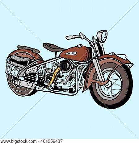 Motorcycle Theme Vector & Photo (Free Trial) | Bigstock