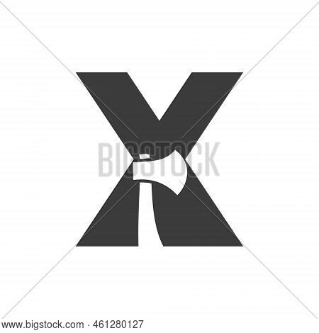 Initial Letter X Axe Vector & Photo (Free Trial) | Bigstock