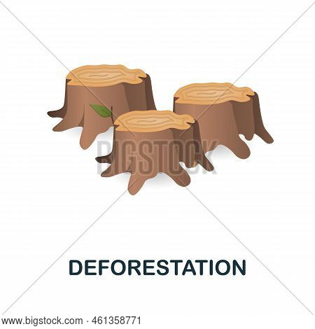 Deforestation Icon. Vector & Photo (Free Trial) | Bigstock