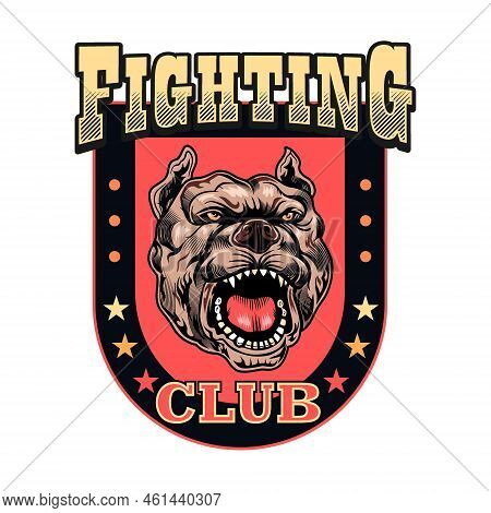 Fight Club Fist Label Vector & Photo (Free Trial) | Bigstock