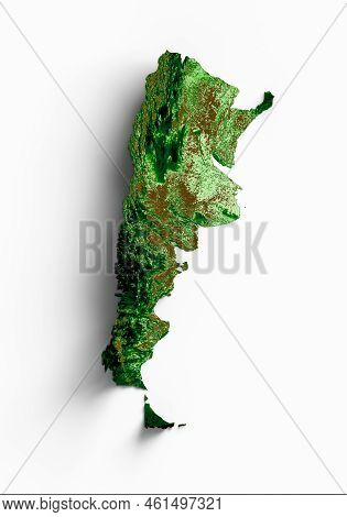 Argentina Topographic Image & Photo (Free Trial) | Bigstock