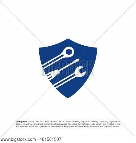 Mechanic Shield Logo Vector & Photo (Free Trial) | Bigstock