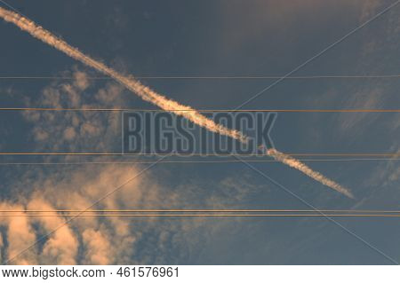 Clouds Diagonal Lines Image & Photo (Free Trial) | Bigstock