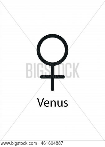 Venus Symbol Planets Vector & Photo (Free Trial) | Bigstock