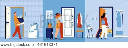 People Leaving Home Vector & Photo (Free Trial) | Bigstock