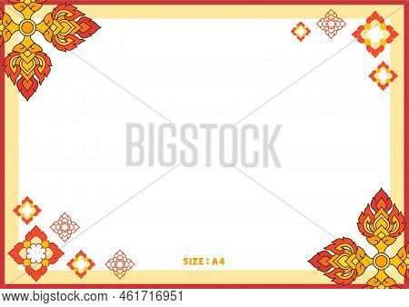 Thai Pattern Filigree Vector & Photo (Free Trial) | Bigstock