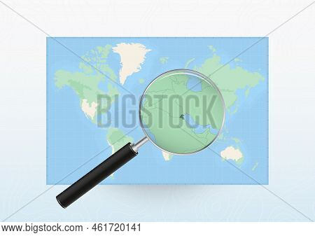 Map World Magnifying Vector & Photo (Free Trial) | Bigstock
