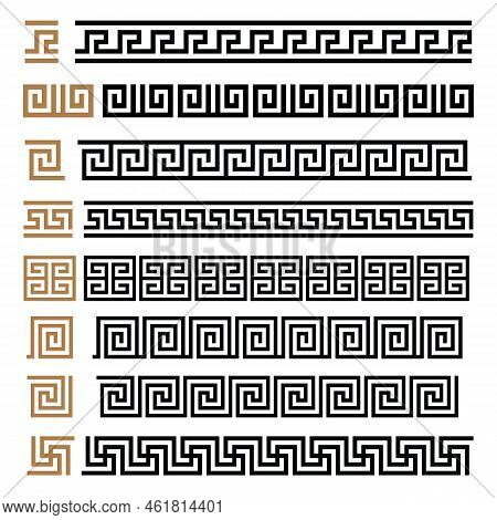 Greek Motives Vector Vector & Photo (Free Trial) | Bigstock