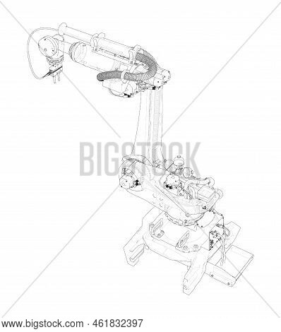Industrial Robot Vector & Photo (Free Trial) | Bigstock
