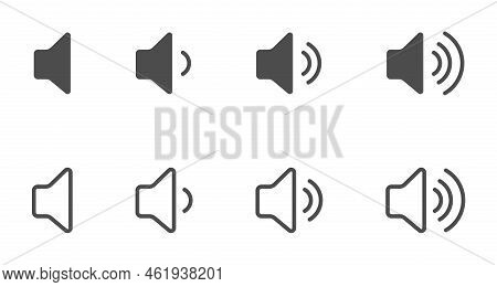 Volume Icon. Sound Vector & Photo (Free Trial) | Bigstock