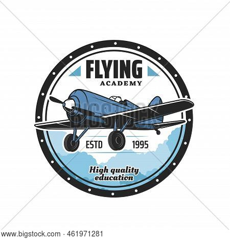 Flying Academy Icon, Vector & Photo (Free Trial) | Bigstock