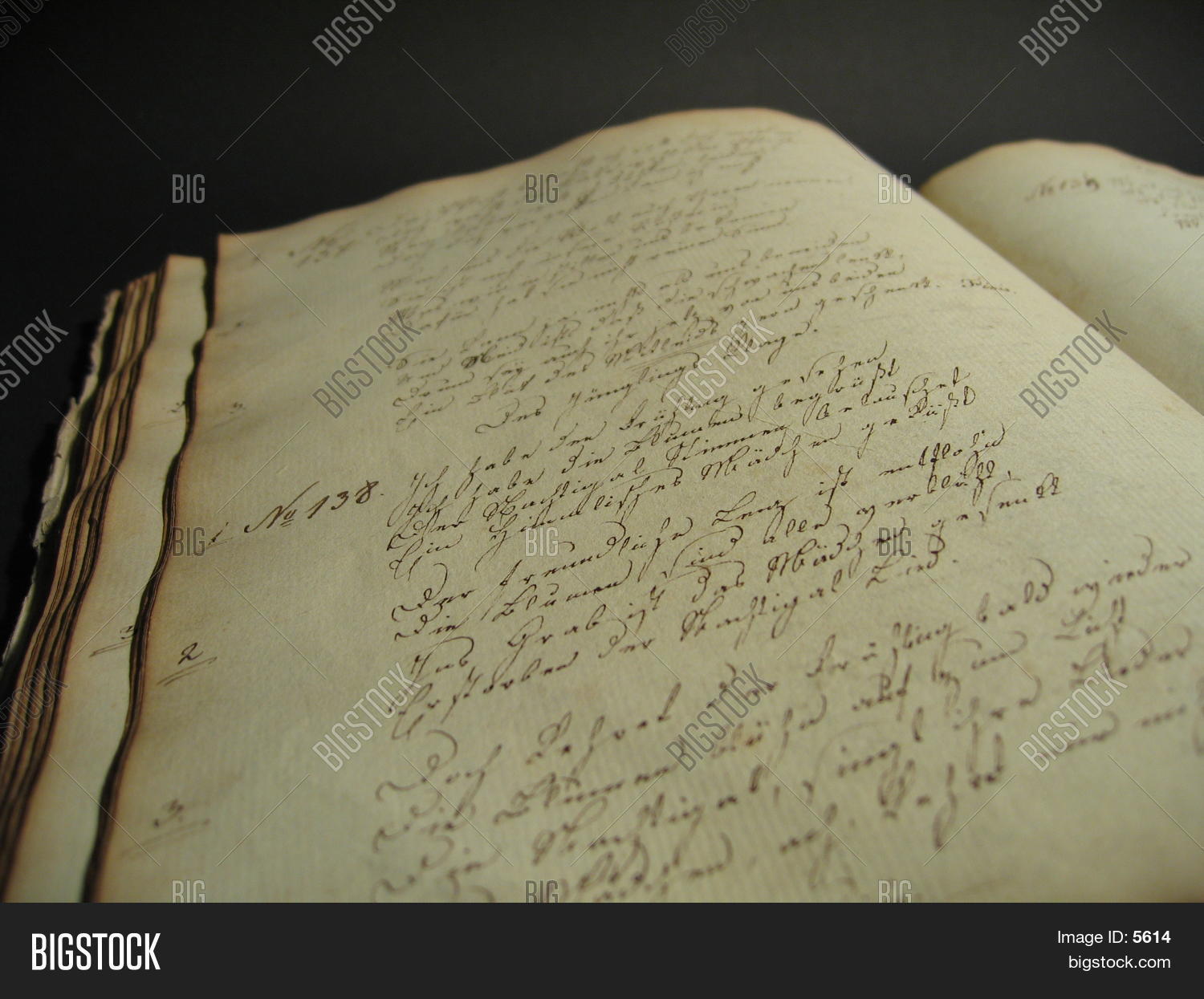 Antique Book Written Image & Photo (Free Trial) | Bigstock