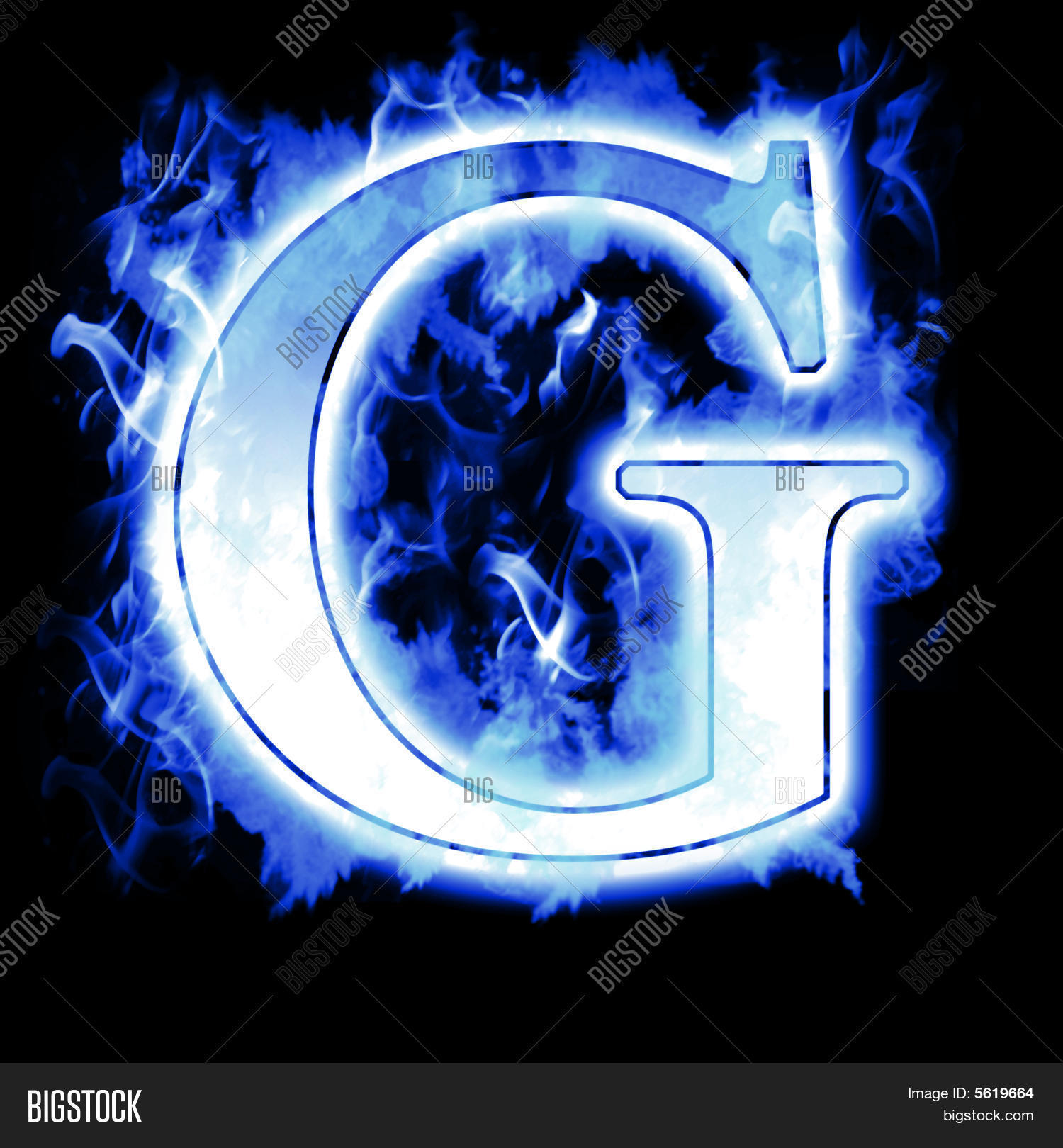 Icy Blue Hot Burning Image & Photo (Free Trial) | Bigstock